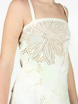 Elie Saab Floral-lace Tank Top
