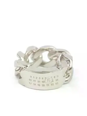 MAISON MARGIELA Chain Link Ring - Silver