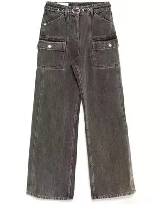 3.1 Phillip Lim Wide-leg Jeans - Washed Grey