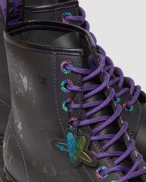 Dr. Martens 1460 Bt21 Leather Lace Up Boots - Black