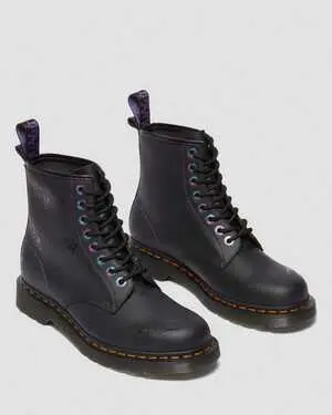 Dr. Martens 1460 Bt21 Leather Lace Up Boots - Black
