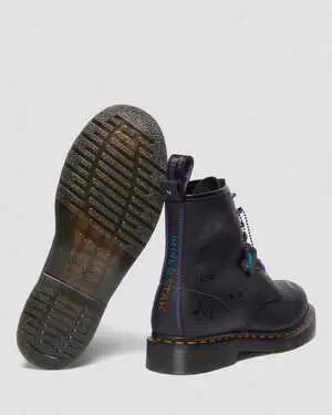 Dr. Martens 1460 Bt21 Leather Lace Up Boots - Black