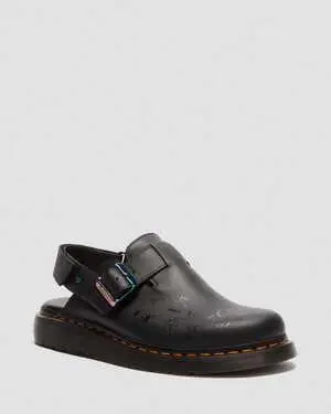 Leather Slingback Mules