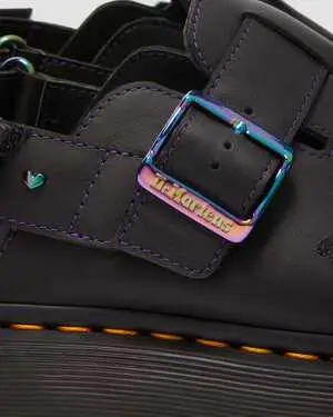 Dr. Martens Jorge Ii Bt21 Leather Slingback Mules - Black
