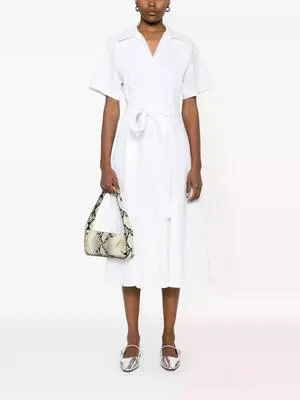 Theory Short-sleeve Midi Shirt Dress