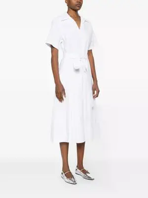 Theory Short-sleeve Midi Shirt Dress
