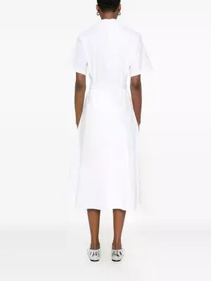 Theory Short-sleeve Midi Shirt Dress
