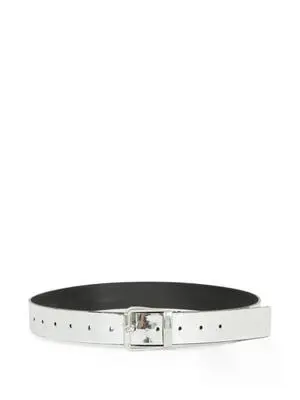 MAISON MARGIELA Logo Belt - Silver
