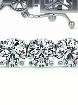 TILLA 14kt Gold 10 Carat Diamond Tennis Bracelet