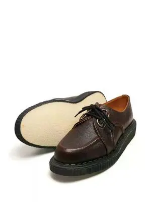 GEORGE COX Leather Boat Shoes