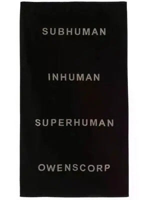 Rick Owens Text-print Beach Towel