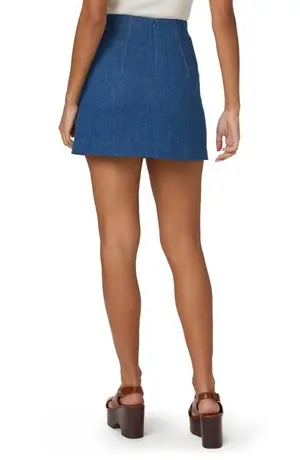 Paige Racquel Denim Mini Skirt