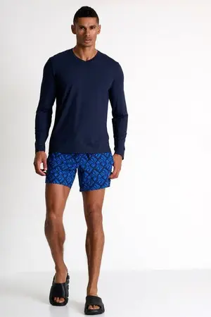 Shan Classic Fit Swim Trunks - Print