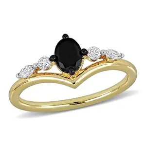 JULIANNA B. Diamond And Ring - 14k Yellow Gold