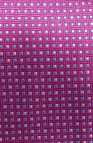 David Donahue Neat Square Silk Tie