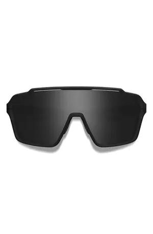 SMITH Shift Xl Mag 142mm Shield Sunglasses - Matte Black / Chromapop Black