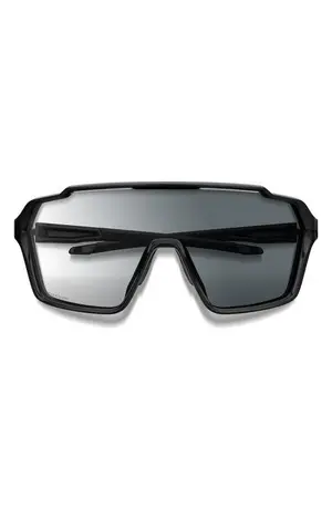 SMITH Shift Xl Mag™ Shield Sunglasses - Black / Clear To Gray
