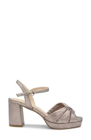 PARADOX LONDON PINK Nerita Platform Sandals - Pewter