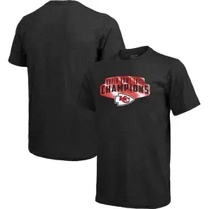 MAJESTIC THREADS Kansas City Chiefs Super Bowl Lviii Champions Tri-blend T-shirts - Black