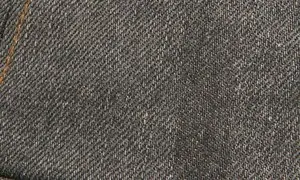 Acne Studios Logo Embroidered Denim Baseball Cap