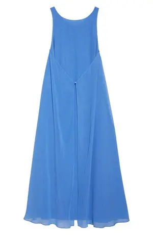 Emporio Armani Techno Georgette Maxi Dress
