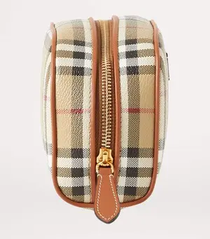 Burberry Small Check Wash Bag