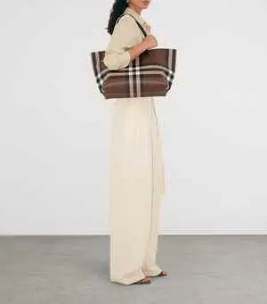 Burberry Check Tote Bag