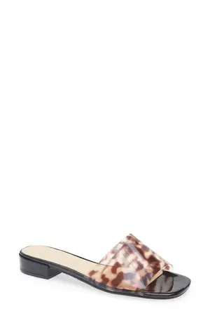 CHOCOLAT BLU Block Heel Sandal - Black Patent