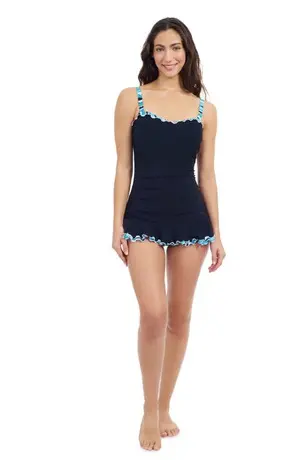 GOTTEX Bachata Tricolore D Cup Swimdress - Black