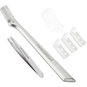 TWEEZERMAN 2-pack Brow Razor & Mini Tweezer Set - No Color
