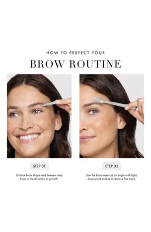 TWEEZERMAN 2-pack Brow Razor & Mini Tweezer Set - No Color