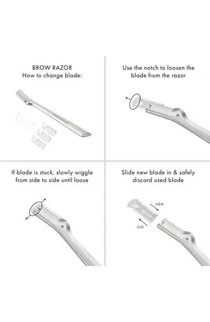 TWEEZERMAN 2-pack Brow Razor & Mini Tweezer Set - No Color