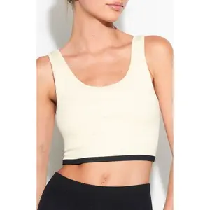 Spiritual Gangster Love Longline Sports Bra - Canvas