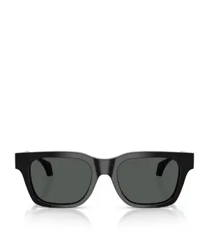 Versace Square Frame Sunglasses - Black