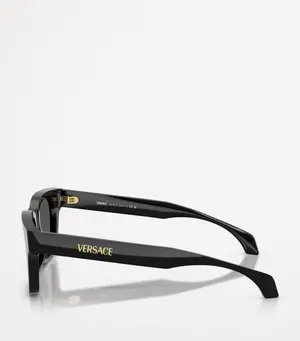 Versace Square Frame Sunglasses - Black