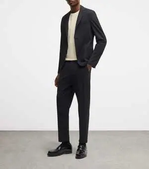 BOSS Seersucker Slim Blazer - Black
