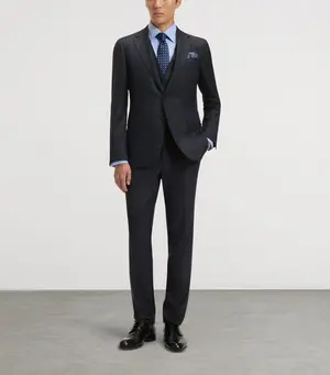 BOSS Virgin Wool-silk 2-piece Suit