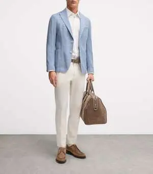 BOSS Check Slim Blazer