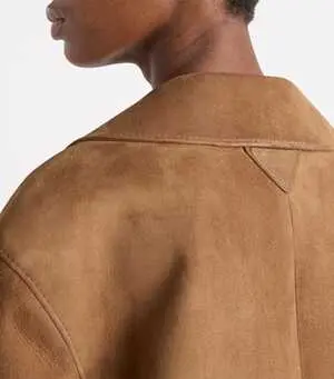 Prada Collared Suede Jacket