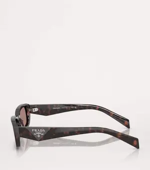 Prada Acetate Prb06s Sunglasses - Brown
