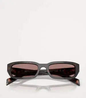 Prada Acetate Prb06s Sunglasses - Brown