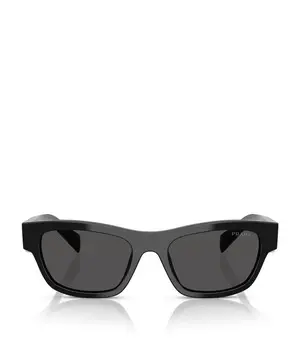 Prada Acetate Prb09s Sunglasses - Black