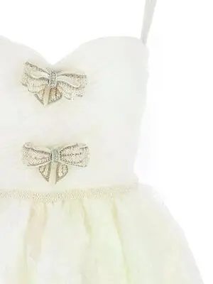 SELF-PORTRAIT Bow-detail Mini Dress
