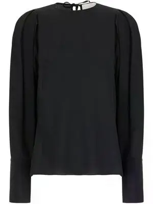 Erika Cavallini Silk Blouse - Black