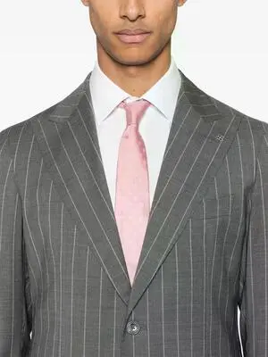 Tagliatore Pinstriped Suit - Grey