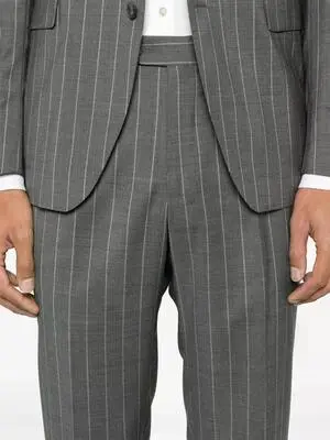 Tagliatore Pinstriped Suit - Grey