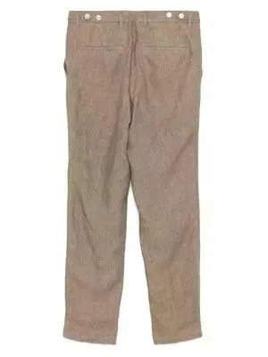 BOSS Linen Tailored Trousers - Neutrals