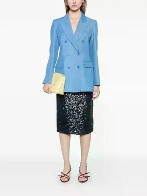 P.a.r.o.s.h Sequined Mini Skirt - Blue