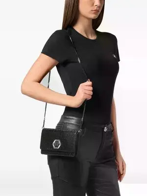 Philipp Plein Hexagon Logo Shoulder Bag