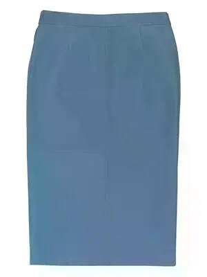 Loro Piana Wrap-effect Leather Pencil Skirt